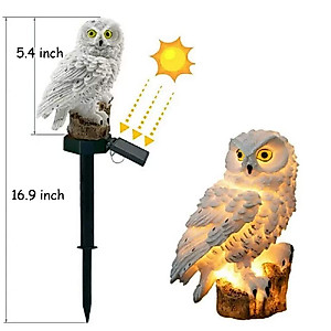 GUAGLL Owl Solar LED Lights,Garden Solar Lights Ground Light Outdoor Decorative with Garden Lawn Decorations Lamp