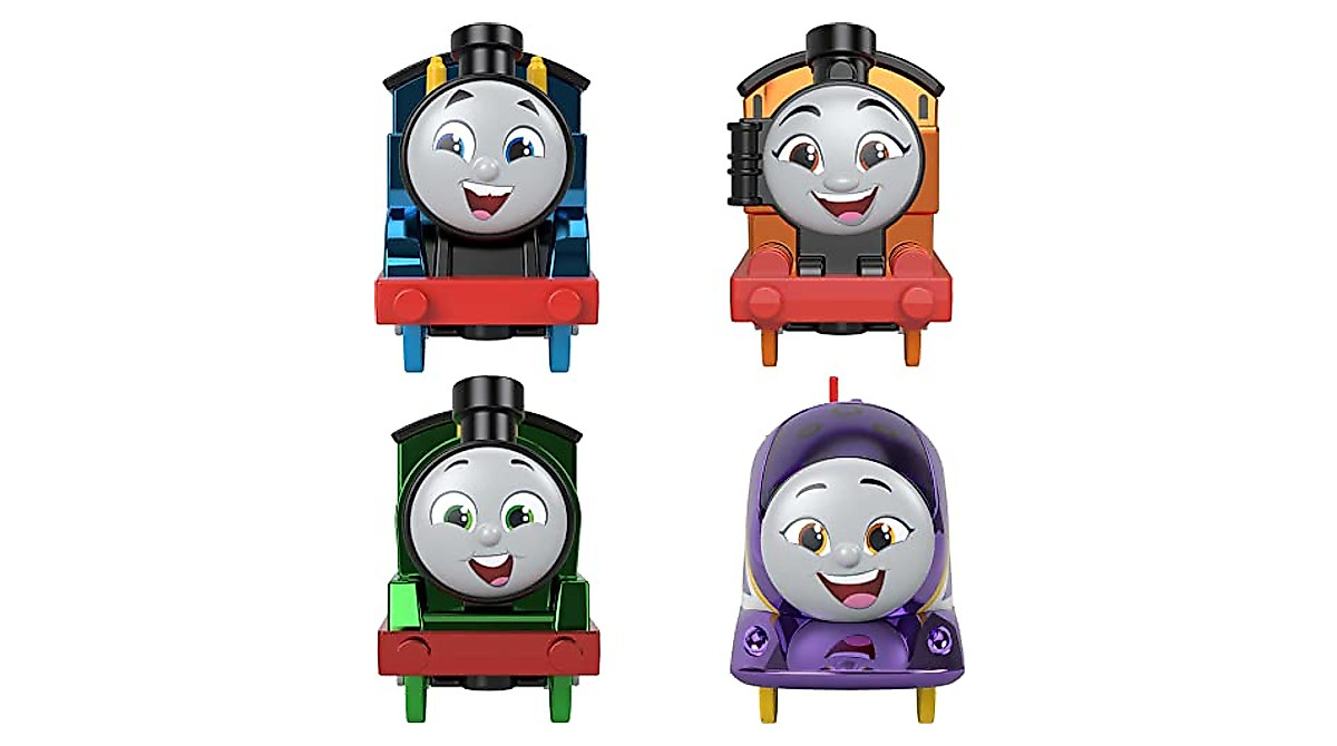 Thomas & Friends Toy Train 4-Pack for Kids Ages 3+ | Realistic & Fun