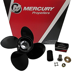 Mercury Spitfire 4-Blade Aluminum Pontoon Propeller Prop 13.8 x 11P 488M8026560