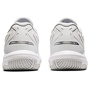 ASICS Women's Gel-Rocket 10 Volleyball Shoes, 9.5, White/White