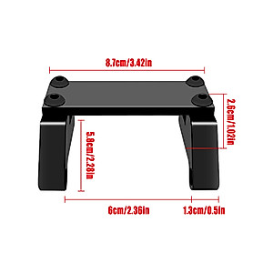 Metal Drive Toggle Bracket Fit for All La-Z-Boy Lazyboy Power Recliners Parts, Metal Motor End Clevis Mount Toggle with 2Pcs Plastic Split Bushings, Black