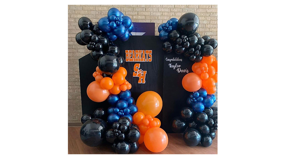 Metallic Blue Balloon Garland Kit - 110 Pcs for Celebrations