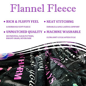 Ebmdsia Goddaughter Gifts from Godmother, God Daughter Gifts from Godmother, Baptism Gifts for Goddaughter, Christmas Birthday Gifts for Goddaughter, Gifts for God Daughter Throw Blanket 50"X60"