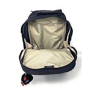 Kipling Sanaa Large Metallic Rolling Backpack (Black Tonal, One Size)