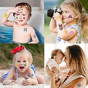 Aresvns Children's temporary tattoo 340+ Designs,20 sheets Cute fake tattoos for Girls and Boys, Waterproof, non-toxic and easy to remove