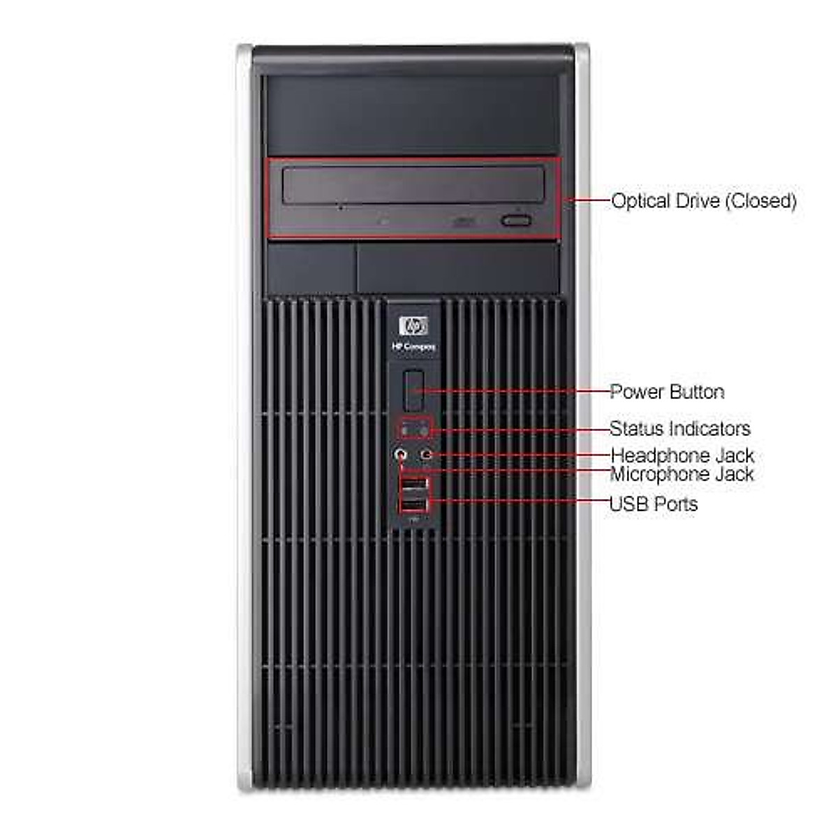 HP Compaq dc5700 Core 2 Duo 80GB HDD Desktop PC