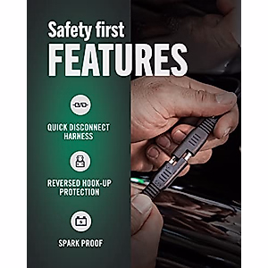 Battery Tender Plus 12V Battery Charger and Maintainer: 1.25 AMP Powersport Battery Charger and Maintainer for Motorcycles, ATVs, UTVs - Smart 12 Volt Automatic Float Charger - 021-0128