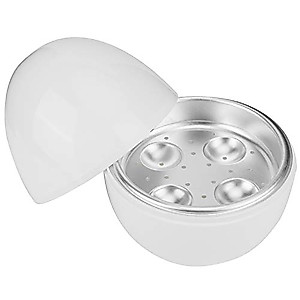 Microwave Steamer for 4 Eggs and Electric Egg Boiler Quick and Poacher,Egg Boiler, Egg Molds for Home Kitchen Utensils Kitchen Accessory