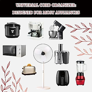 Heimn Sliding Mat and two Cord Organizers compatible with KitchenAid 4.5-5 Qt Tilt-Head Stand (4.5-5Qt Black Mat＋2xBlack Kitchen Accessories, 22x38-8.66x14.96")