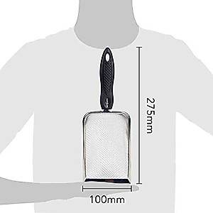 REPTI ZOO Reptile Sand Stainless Steel Fine Mesh Reptile Substrate Metal Sand Shovel Terrarium Substrate Durable Litter Cleaner Corner Scoop