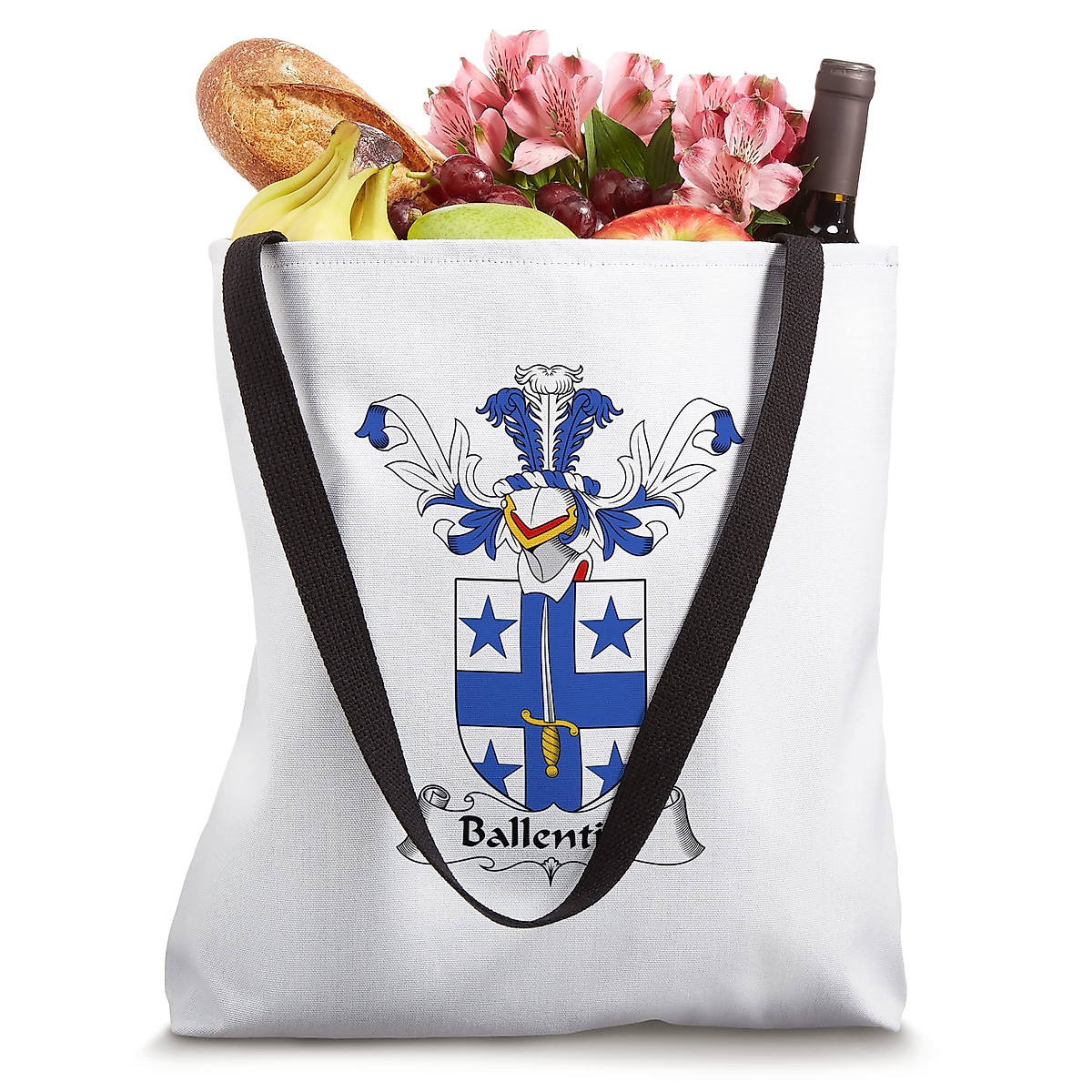 Ballentine Coat of Arms - Family Crest Tote Bag