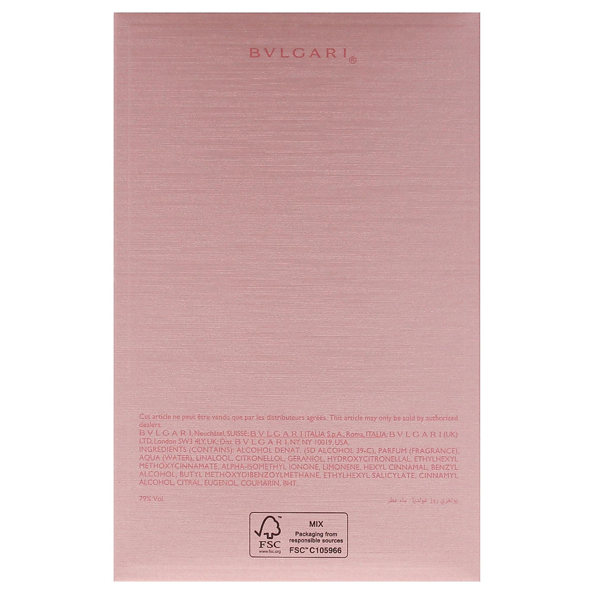 BVLGARI Rose Goldea for Women Eau de Parfum Spray, 3.04 Ounce, Multi