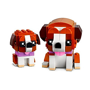LEGO BrickHeadz Saint Bernard Dog and Puppy Set 40543