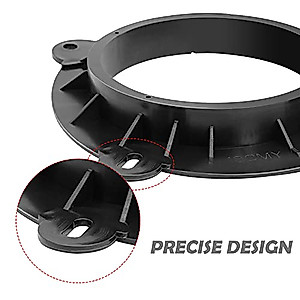RED WOLF Speaker Adapter Spacer Bracket Rings for Toyota Camry 2018-2021 Install Aftermarket Car Speaker