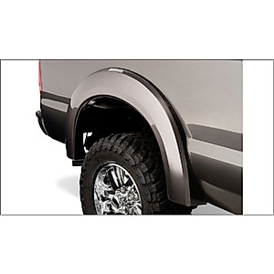 Bushwacker Extend-A-Fender Extended Rear Fender Flares | 2-Piece Set, Black, Smooth Finish | 20076-02 | Fits 1999-2007 Ford F-250/F-350 Super Duty Styleside (Excludes Dually)