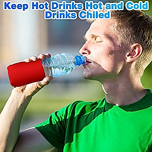 60 Packs Blank Can Cooler Sleeves Sublimation Soda Can Covers Neoprene Can Sleeve Beer Drink Sleeve Drink Insulator Sleeve Beer Can Coolers for Weddings Party Beverages HTV Projects, 12 Colors