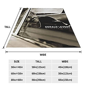 Flannel Blanket Gerald Levert Soft Lightweight Throw Blanket Warm Durable Sofa Couch Decor Beding 50"X40"