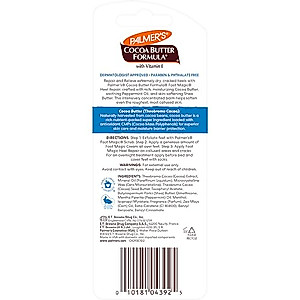 Palmer's Cocoa Butter Formula Heel Repair, Foot Balm Stick for Cracked Heels & Feet, No-Mess Stick Applicator, 0.9 Ounce