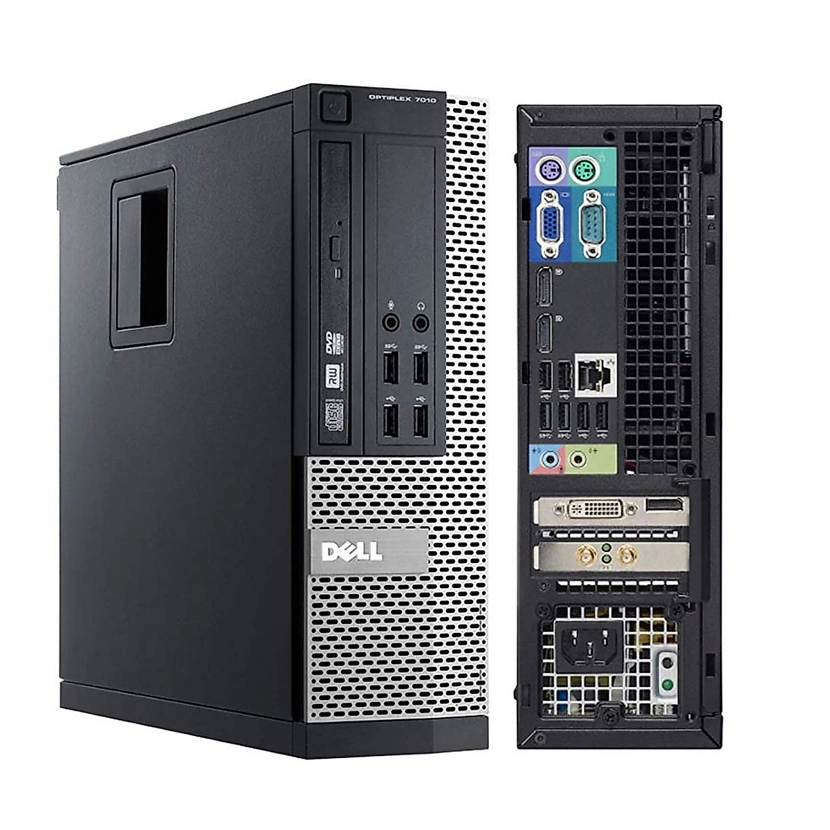 Dell Optiplex 7010 SFF Desktop PC - Intel Core i5, 8GB, 250GB, DVD Windows 10 Pro (Renewed)