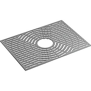 Kohler K-20284-ASH Ludington Sink Mat, Stone Grey