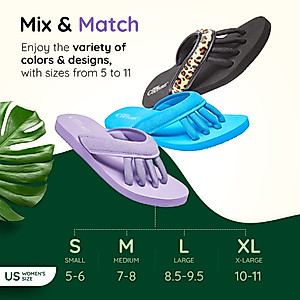 Pedi Couture Pedicure Sandals for Women - Toe Separator Slippers - Purple - Large (8.5-9.5)