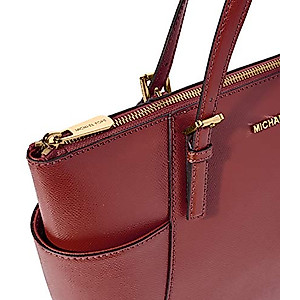 Michael Michael Kors Jet Set Top-Zip Tote (Brandy)