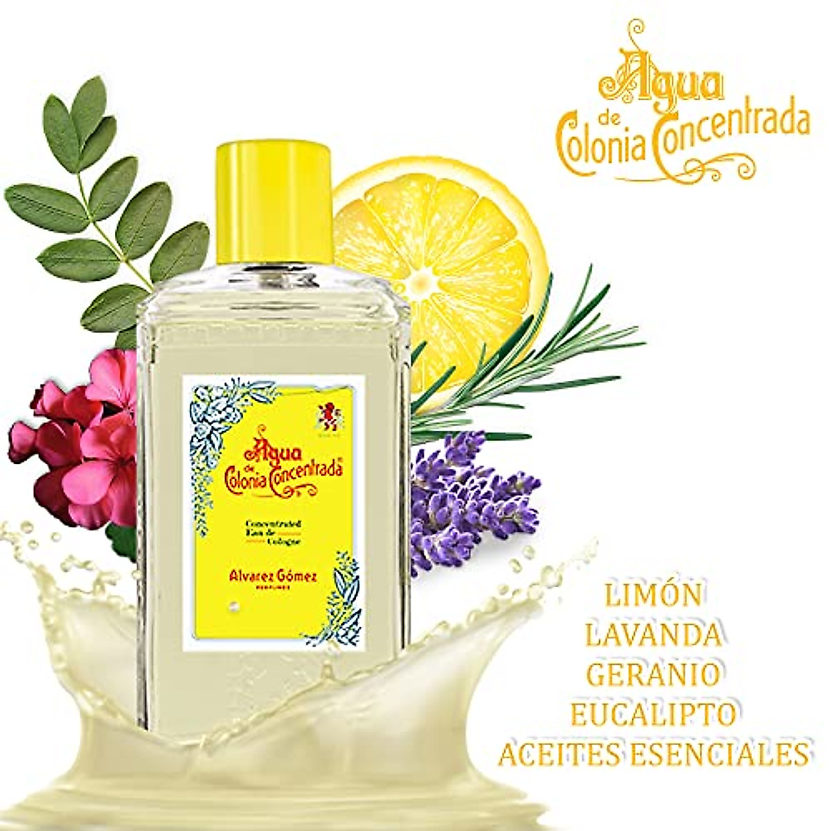 Alvarez Gomez Agua de Colonia Concentrated Eau de Cologne Spray, 5.0 Ounce