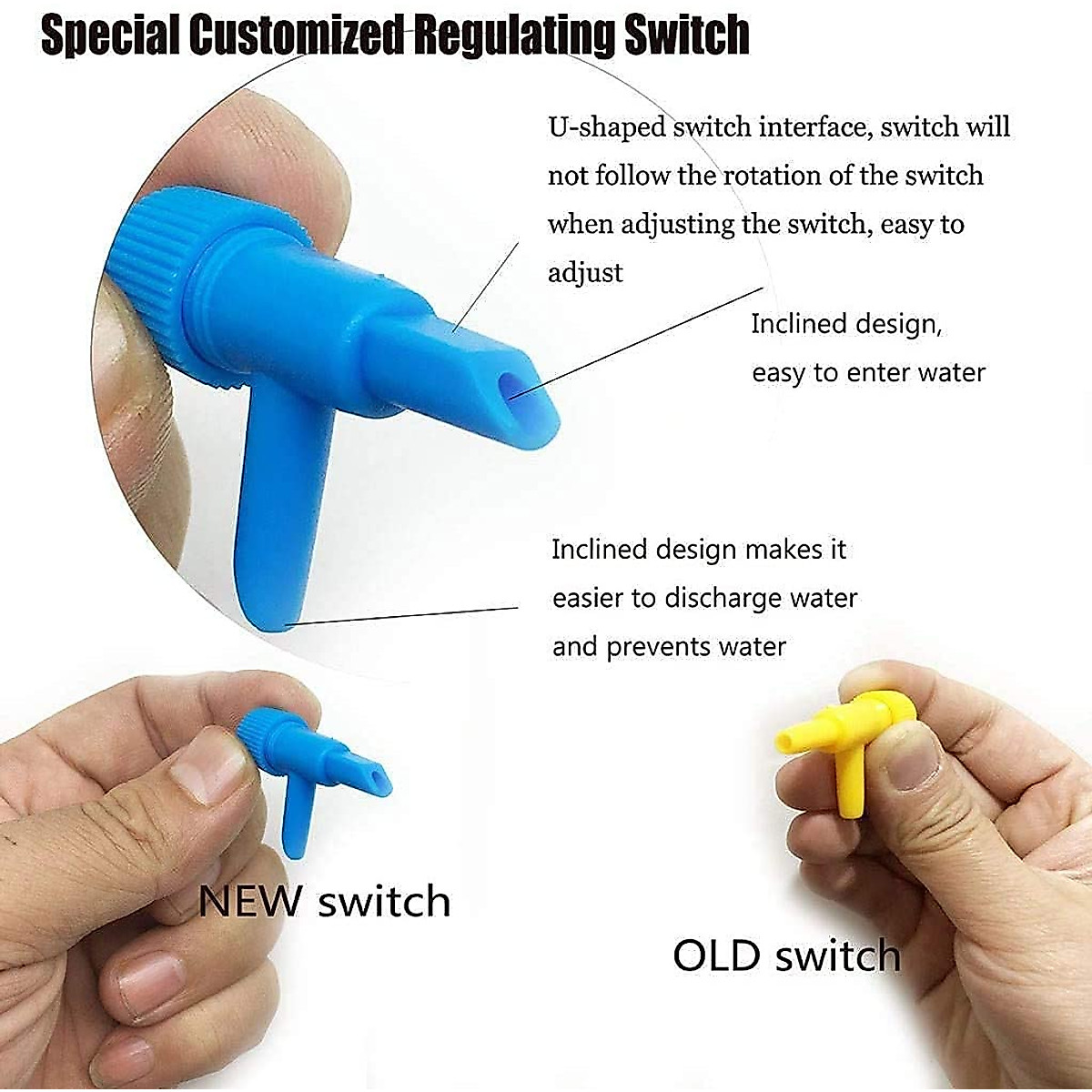 Plant Self Watering Spikes,16 Pcs Automatic Irrigation Equipment Self Watering Drip Devices with Slow Release Control Valve Switch, Suitable for Outdoor Indoor Plants