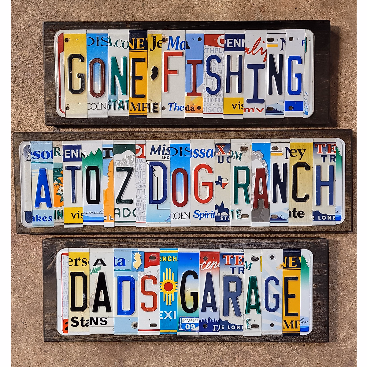Jersey Plate Art - Custom made license plate signs