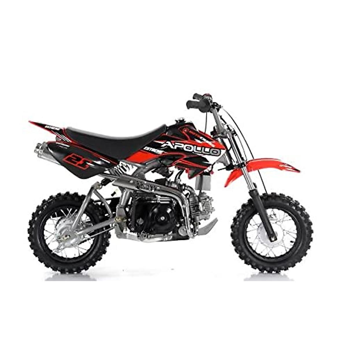 HHH Apollo AGB21C 70CC RFZ Dirt Bike Pitbike Gas Power Vitacci DB21 Fully Automtaic Beginner Dirtbike for Kid and Youth (RED)
