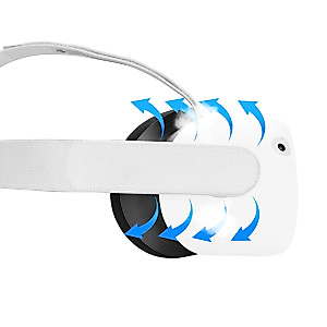 X-super Home Silicone Covers Sets 3pcs for Oculus Quest 2 - Face Cover Mask - Lens Cover Caps - Soft VR Shell Case Protected All Headset Body for Q2 (White)