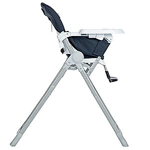 Cosco Simple Fold Adjustable High Chair, Folds Flat and Stands on its own, Making it Easy to Store or take on The go, Rainbow