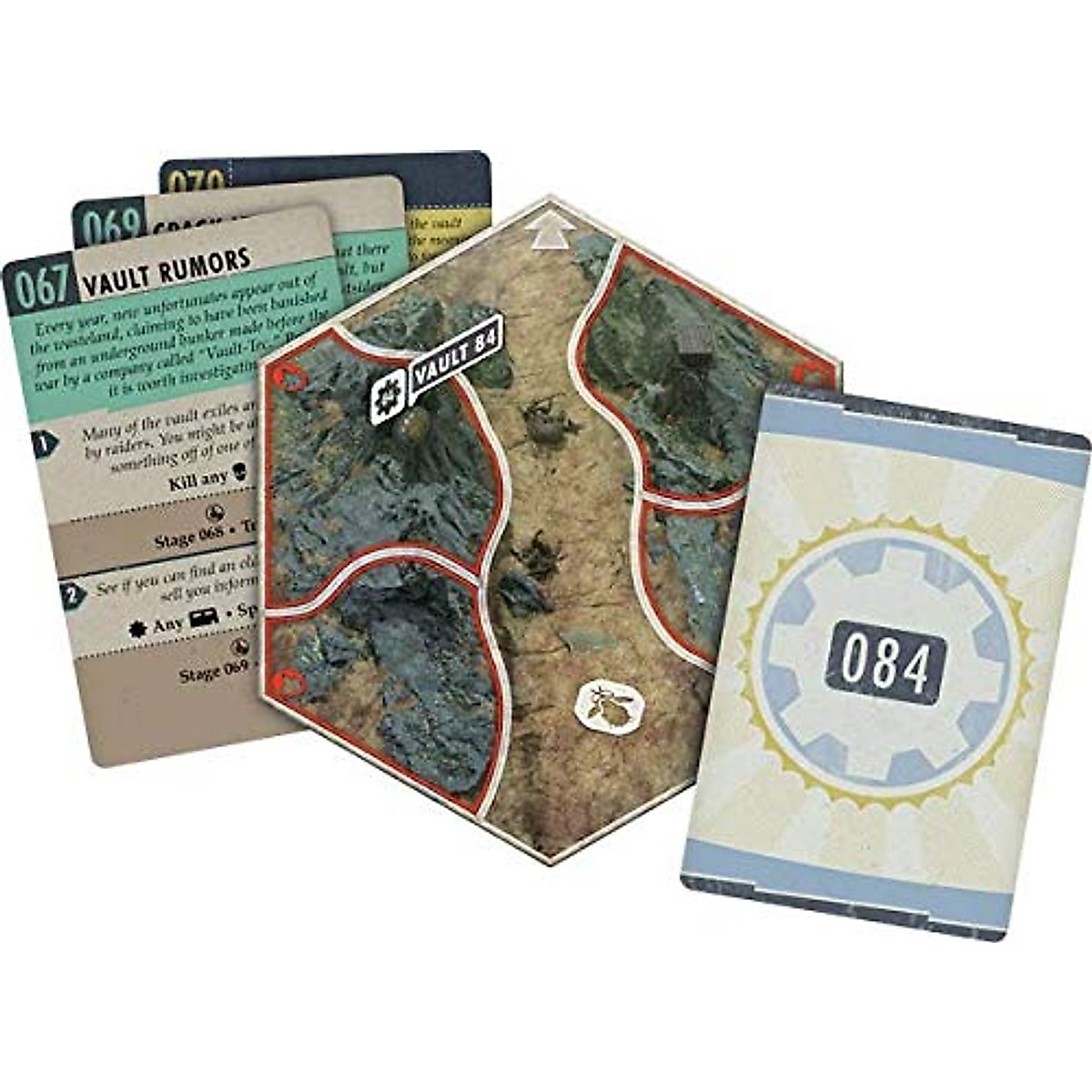 Fallout The Board Game (Base) | Strategy | Apocalyptic Adventure Game for Adults and Teens | Ages 14 and up | 1 to 4 Players | Average Playtime 2-3 Hours | Made by Fantasy Flight Games