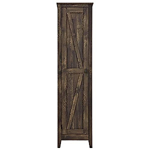 Ameriwood Home Farmington Wide Storage Cabinet, 18", Rustic