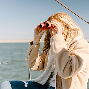 Nocs Provisions Standard Issue 8x25 Waterproof Binoculars, 8X Magnification, Bak4 Prism, Wide View Multi-Coated Lenses for Bird Watching, Hiking & Backpacking - Cypress Green II