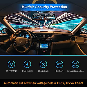 DDPAI Dash Cam Hardwire Kit, Compatible for Mola N3 Pro/ Z50 Dash Cam/Mini 5 Dash Cam/ Z40 Dash Cam Hard Wire Kit Fuse for Dashcam in Type-C Port, Plozoe 12V-24V to 5V Car Dash Camera Charger