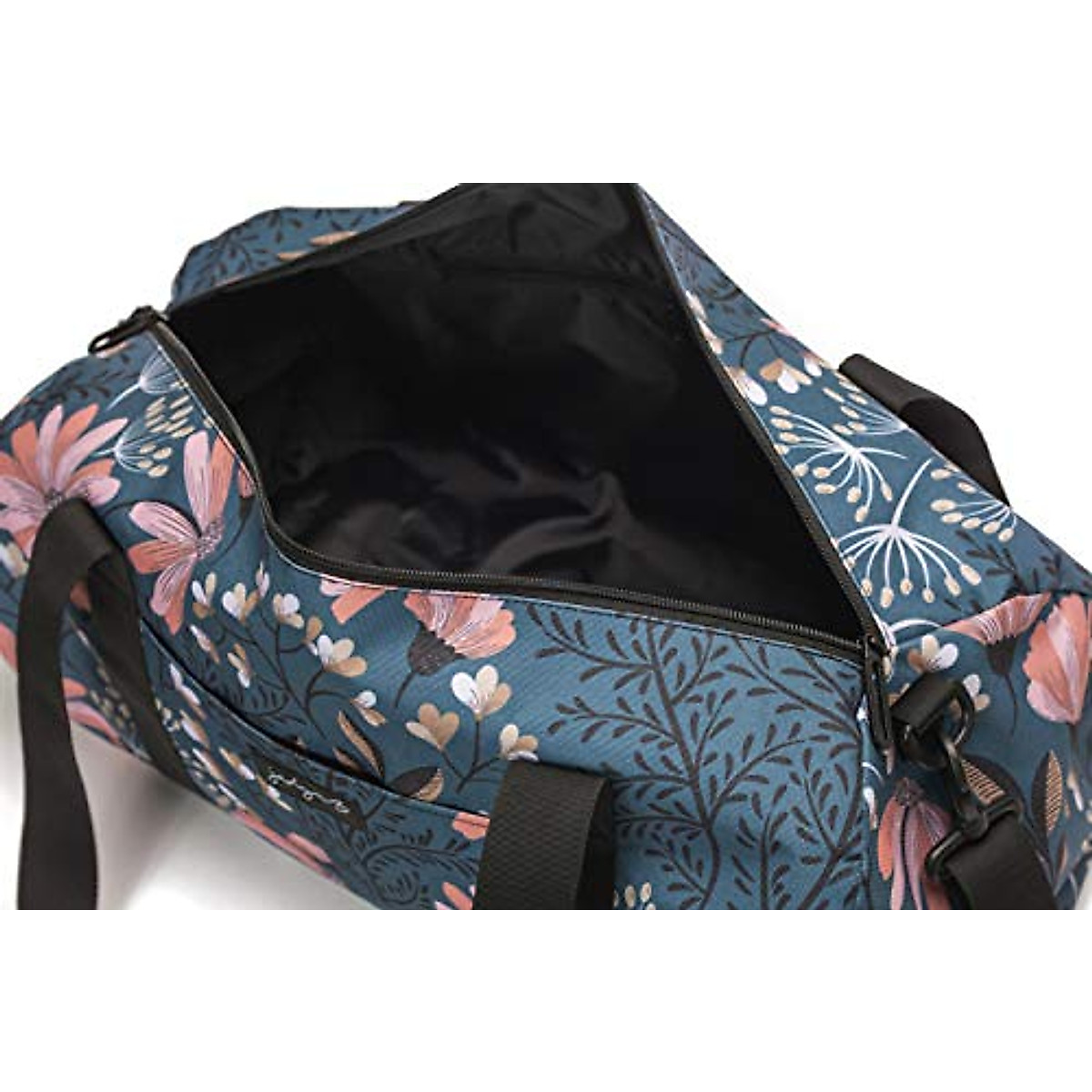 Jadyn 19” Barrel Womens Duffel/Gym/Weekender Bag (Navy Floral)