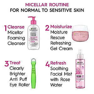 Garnier SkinActive Micellar Foaming Face Wash, For All Skin Types, 6.7 fl oz