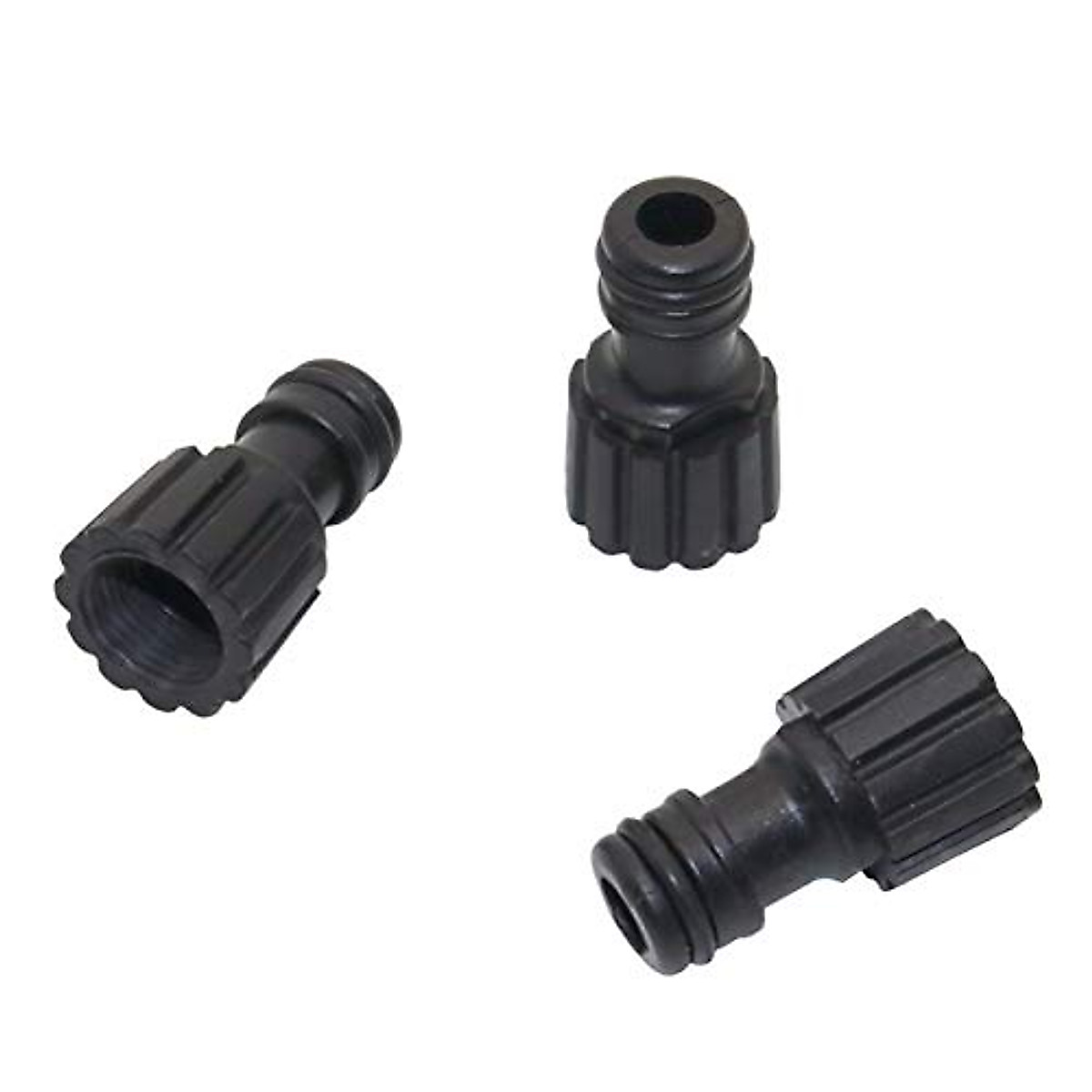 XINHUIPART Garden Plumbing Adapter 10pcs 18mm Female Thread Car Washer Diaphragm Pump Nipple Joint for Quick Connector Pipe Connection Car Washing Spare Parts (Diameter : 18mm)