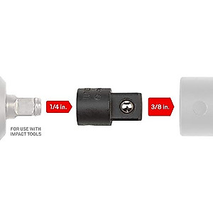 TEKTON 1/4 Inch Drive (F) x 3/8 Inch (M) Impact Adapter | SIA04101