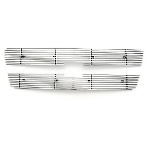 Chevrolet Silverado, Avalanche Billet Grille, Polished, 2 Pc, Overlay/Insert - PN #21100