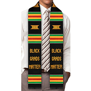 ADVANSYNC Black Grads Matter Kente Stole (BGM No Year)