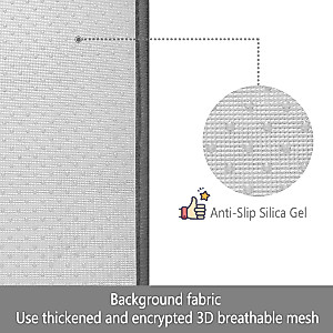 Muamar Couch Arm Covers Chair Arm Covers, Non Slip Sofa Arm Covers, Armrest Covers for Sofa, Furniture Covers Couch Protector Set of 2pcs (26x26inch, Dark Grey)