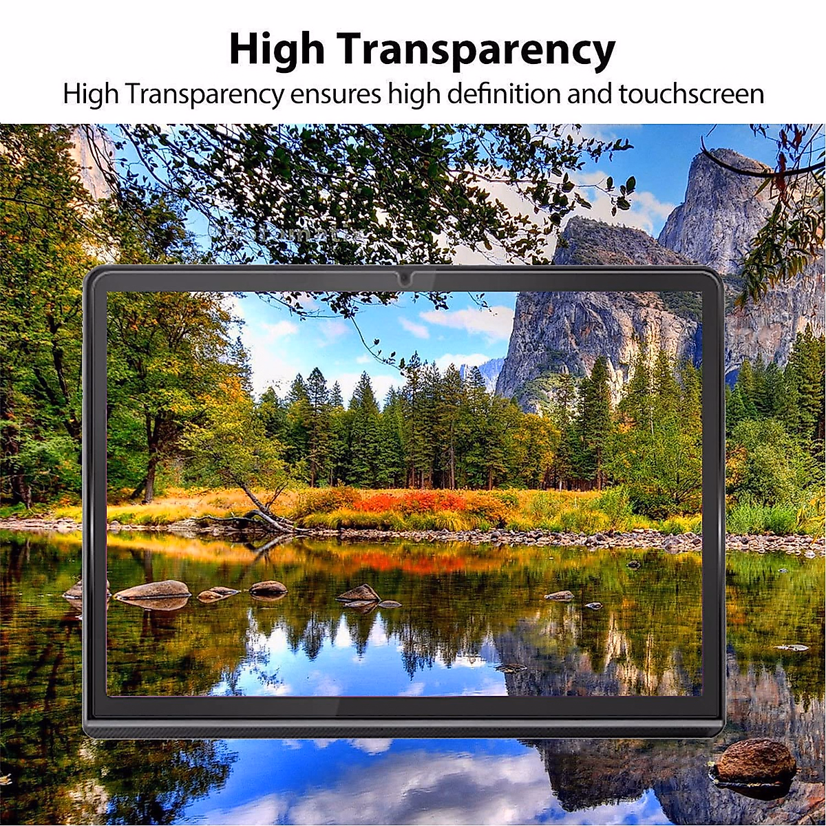 [2 Pack] EpicGadget Screen Protector for Lenovo Yoga Tab 11 (YT-J706F), 9H Hardness HD Clear Premium Tempered Glass Screen Protector Film for Lenovo Yoga Smart Tablet 11 Inch Display 2021 Released