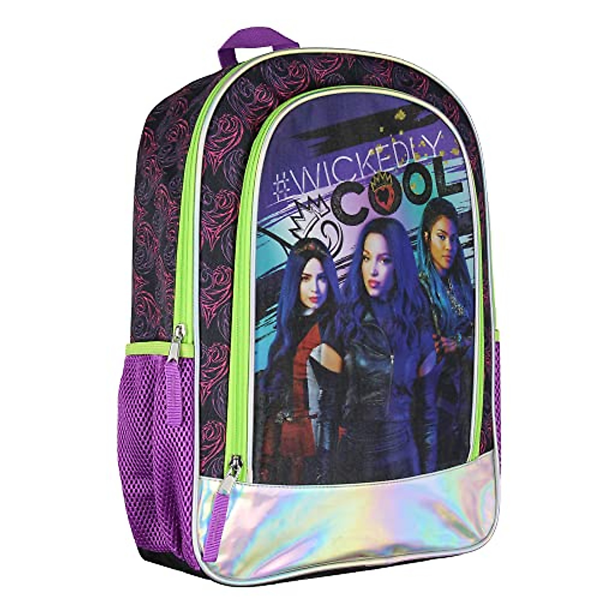 Disney Descendants Backpack Wickedly Cool Mal Uma Evie School Travel Backpack