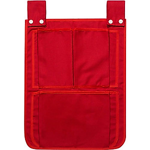 SiyuXinyi Pockets Bedside Storage Bag Caddy Hanging Diaper Organization for Baby Essentials, Hang on Crib, Practical hanging storage bag，Suitable Dormitory, double bed, Bedside storage！（red）