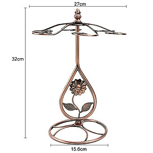 MJWDP Metal Wine Glass Holder Hanging Drinking Glasses Storage Creative Goblet Holder for Bar Home Kitchen Decoration