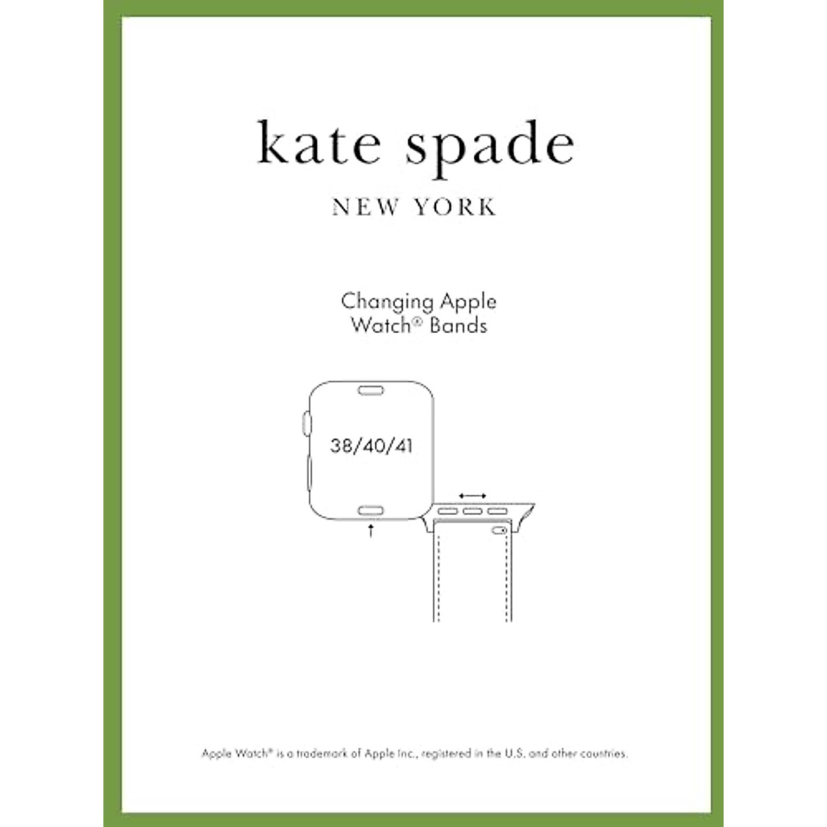 Kate Spade New York Women's Gold-tone Scallop Stainless Steel Bracelet Band for Apple Watch®, 38/40/41mm (Model: KSS0143)