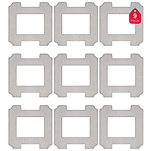 9 Pack Washable Mop Cloths Cleaning Rag for Ecovacs WINBOT W1 / W1 Pro/ W2 Omni/ W2 Window Cleaner Robot Accessories
