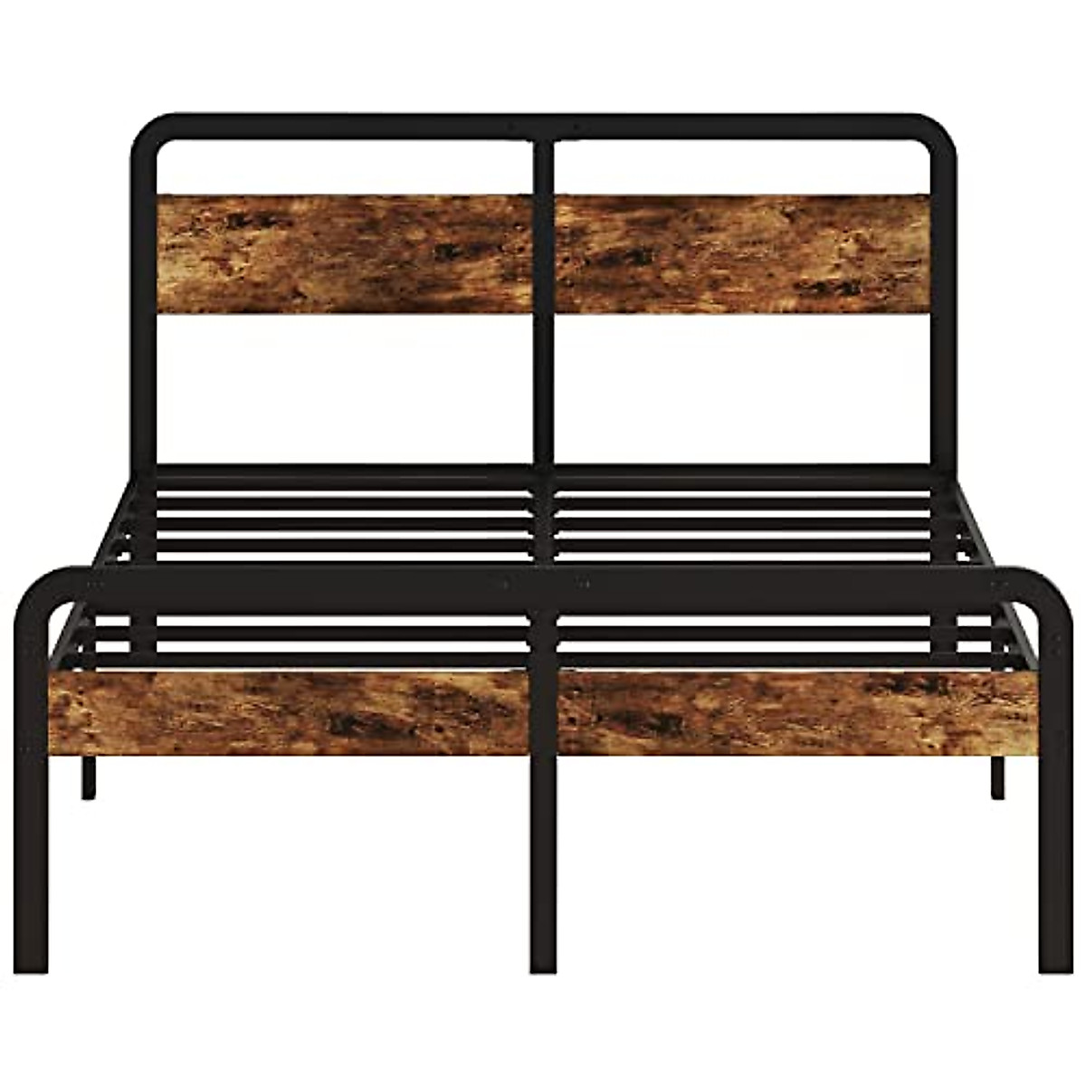 Upcanso California King Bed Frame with Wood Headboard and Footboard, Platform Cal King Bed Frame No Box Spring Needed with Heavy Duty Slats, Easy Assembly